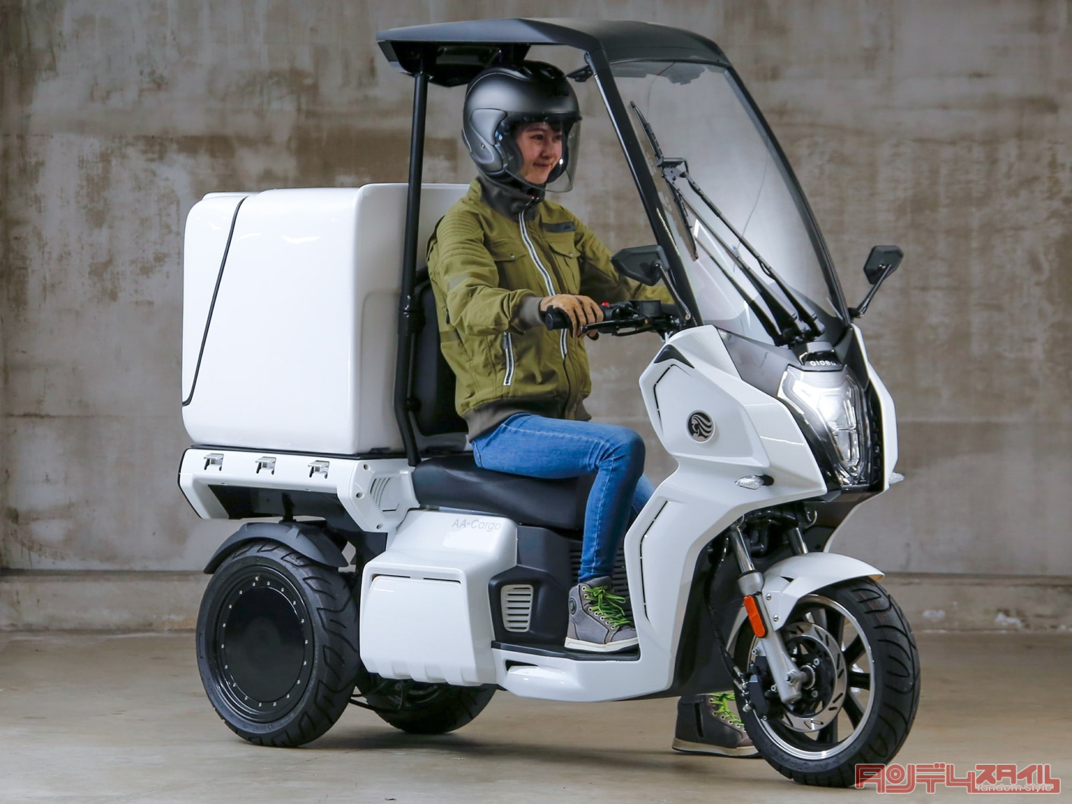 AIDEA AA-CARGO β4 ：電動ならではの加速が楽しる大容量のカーゴスペースが魅力の1台 - バイク車両インプレ・解説 - タンデムスタイル